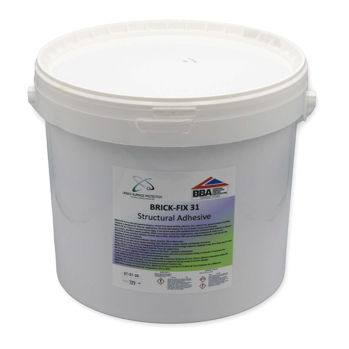 BrickFix 3:1 BBA Approved Brick Epoxy Adhesive 20kg – Alsco Ltd